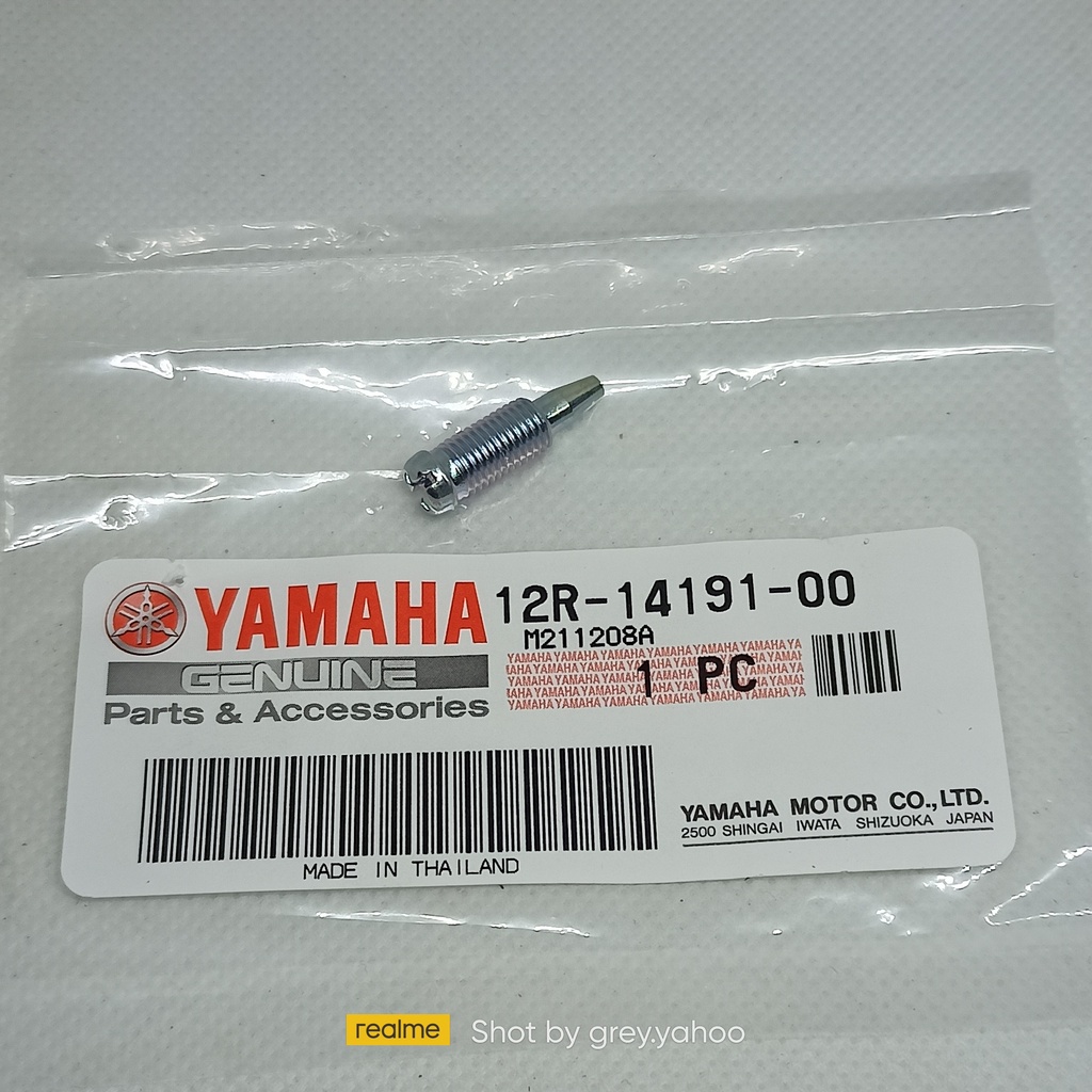Yamaha Y110 SS2 Y125 RXZ Skru Buang Minyak Overflow Plug Drain Carburetor Original Japan (12R ...
