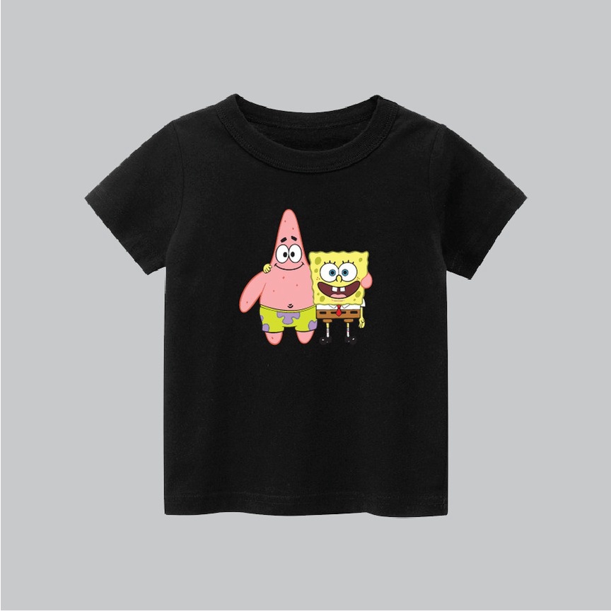 Baju Spongebob Dan Patrick Kartun Cartoon Tshirt Kids Kanak-kanak ...