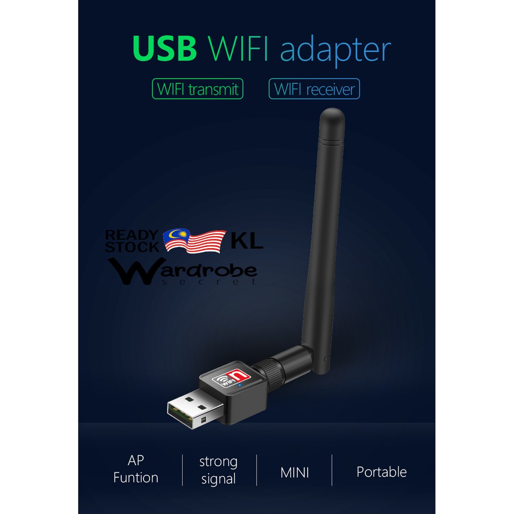 Rocketek 150Mbps Wireless Lan USB WiFi adapter MT7601 Mini Wi-Fi ...