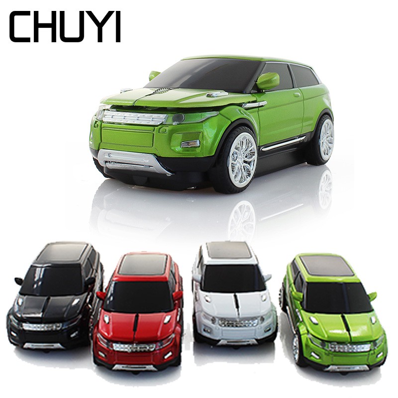 SUV Car Shape 3D Wireless Mouse 2.4G Optical Ergonomic Gaming Mouse ...
