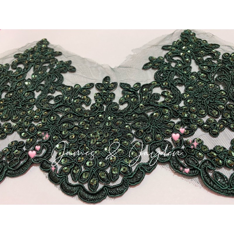 🔥HOT ITEMS🔥 Trimming Lace / Border Lace / Renda Labuci Manik / Beads ...