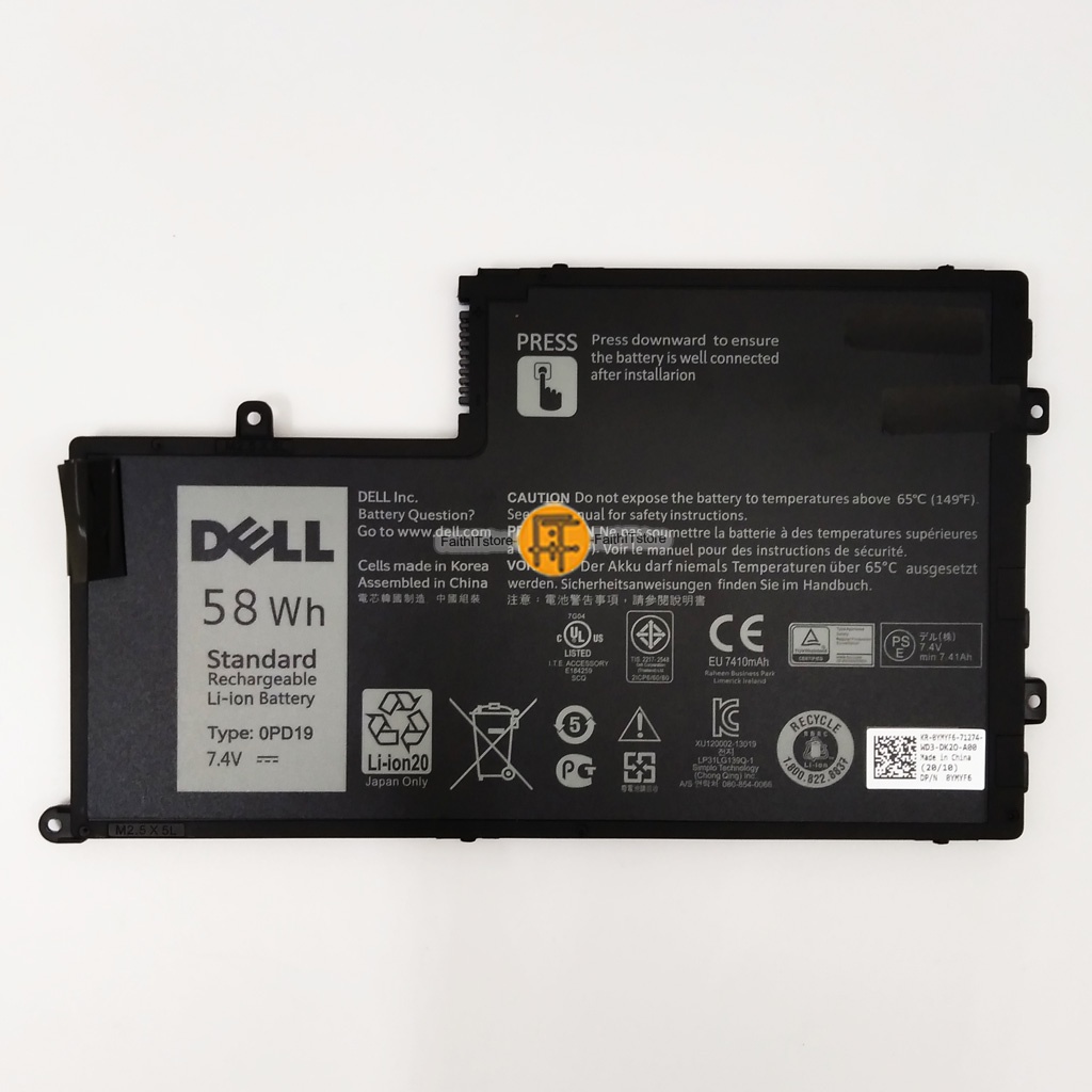 For Dell Latitude 3450 3550 14-3450 15-3550 0PD19 Battery | Shopee Malaysia