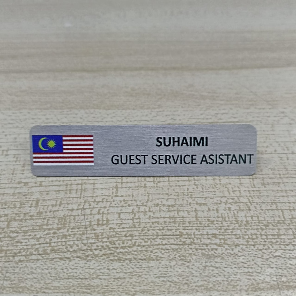 [PREMIUM}] NAME TAG MALAYSIA AIRLINES / CABINCREW (65x15MM) | Shopee ...