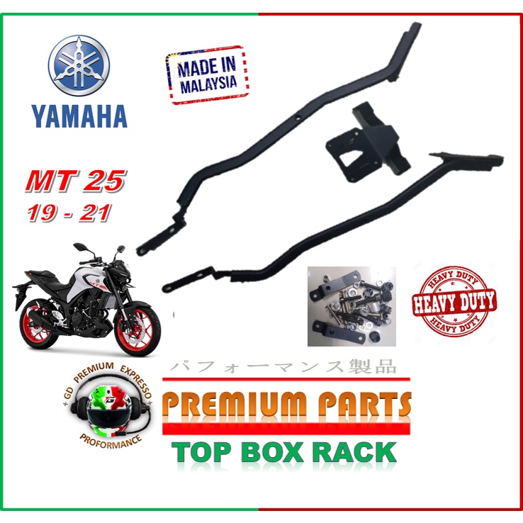 YAMAHA MT25 TOP BOX RACK MONORACK HEAVY DUTY HIGH QUALITY | Shopee Malaysia