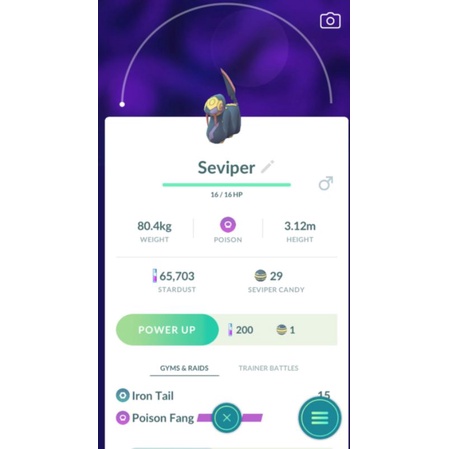Seviper for Trade Pokemon Go | Shopee Malaysia