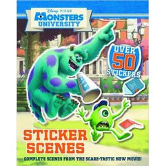 Disney Monsters University Sticker Scene (Sticker book) | Shopee Malaysia