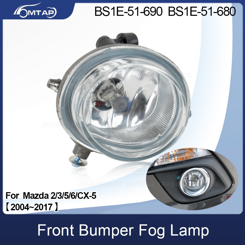 MTAP Front Bumper Fog Lamp Fog Light For Mazda 3/Axela/Mazda 2/5/6 ...