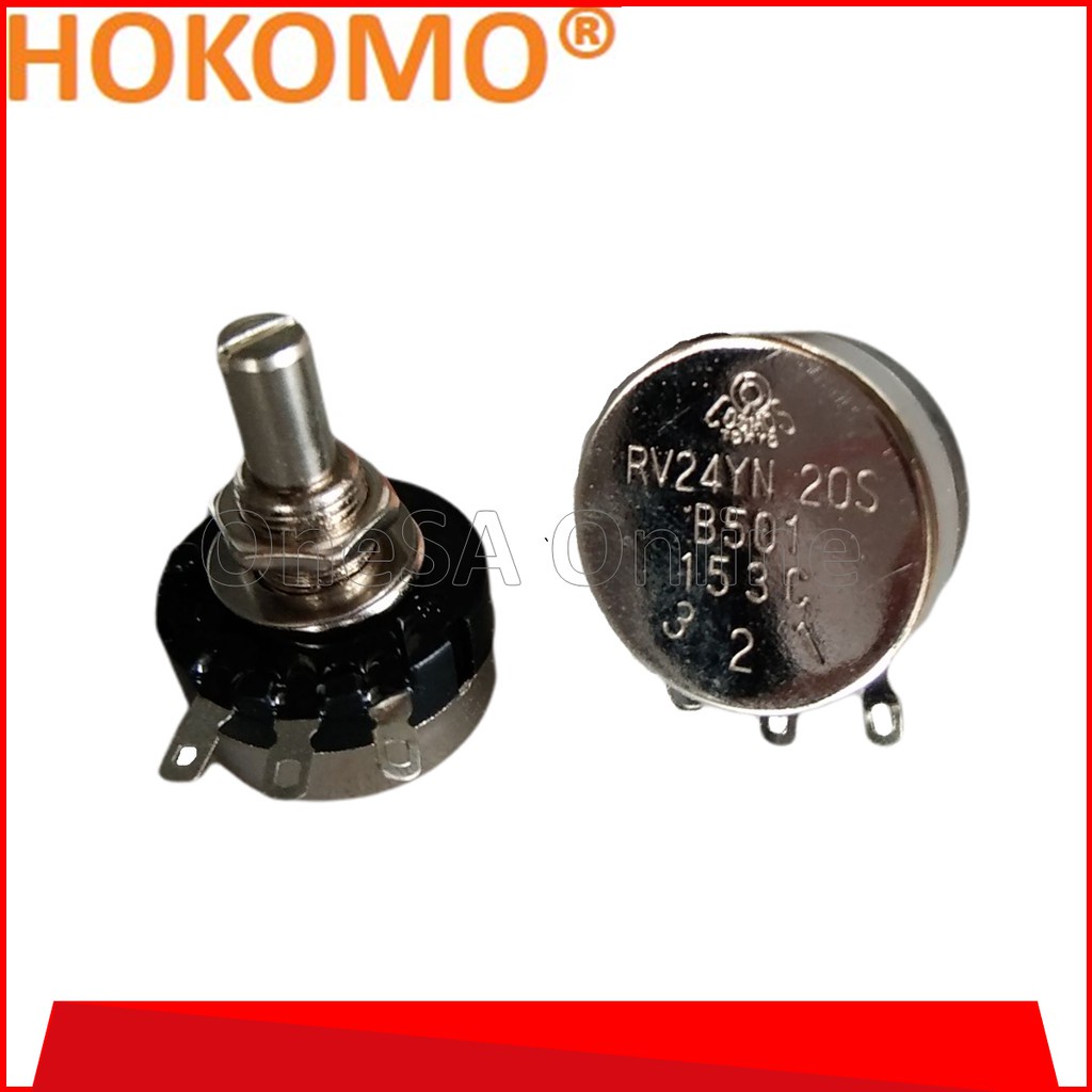 TOCOS VARIABLE RESISTOR 500/5K/50K/500K OHM, (VR-B501/VR-B502/VR-B503 ...