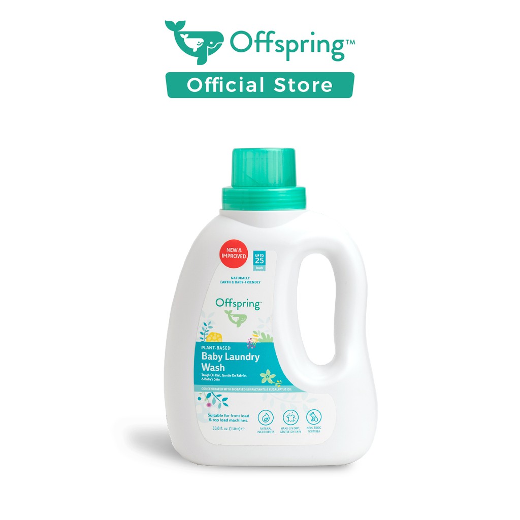 Offspring Organic Plant-based Baby Laundry Wash (1L) | Shopee Malaysia