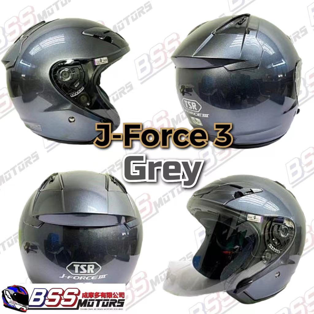 SHOEI JF3 J-Force 3 Solid Color Convert Open Face Helmet SIRIM J Force3 ...