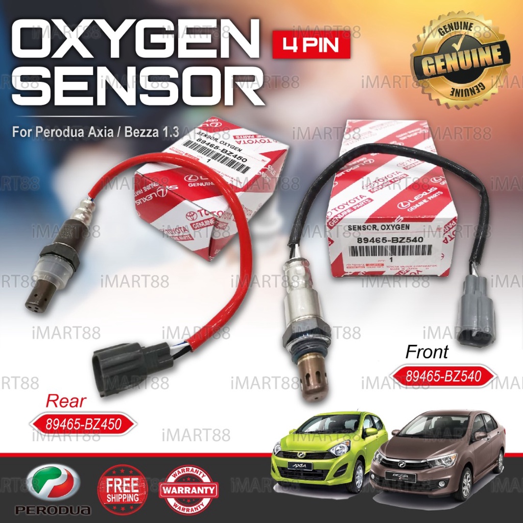 89465-BZ450 89465-BZ540 OXYGEN SENSOR 4 PIN PERODUA AXIA BEZZA NEW MYVI ...