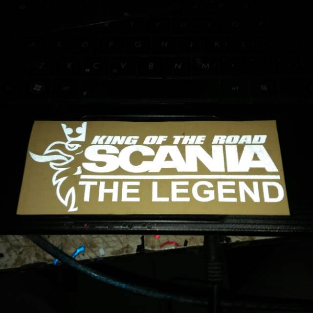Scania the legend king of the road bus bus sticker | Shopee Malaysia