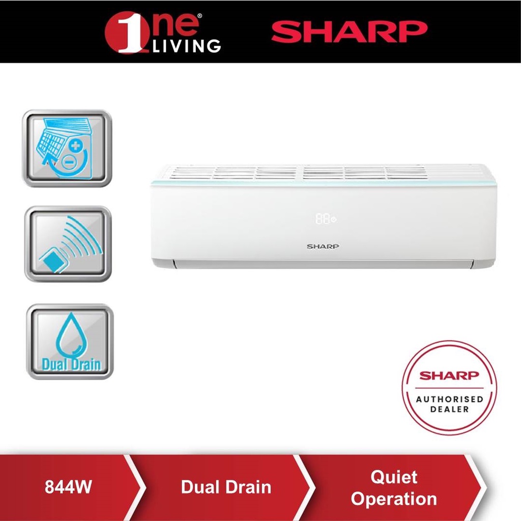 Sharp 1.0HP R32 Air Conditioner AHA9XCD | Shopee Malaysia