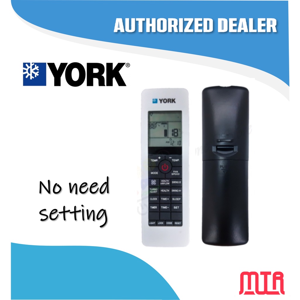 YORK AIR CONDITIONER REMOTE CONTROL (NEW) | Shopee Malaysia