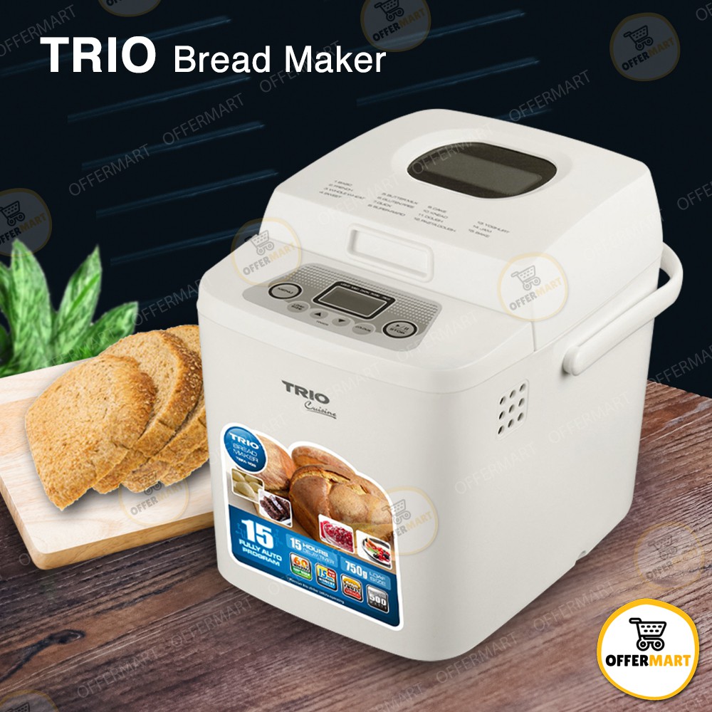 TRIO Bread maker TBM-106 small size Mesin Pembuat Roti kaya dough ...