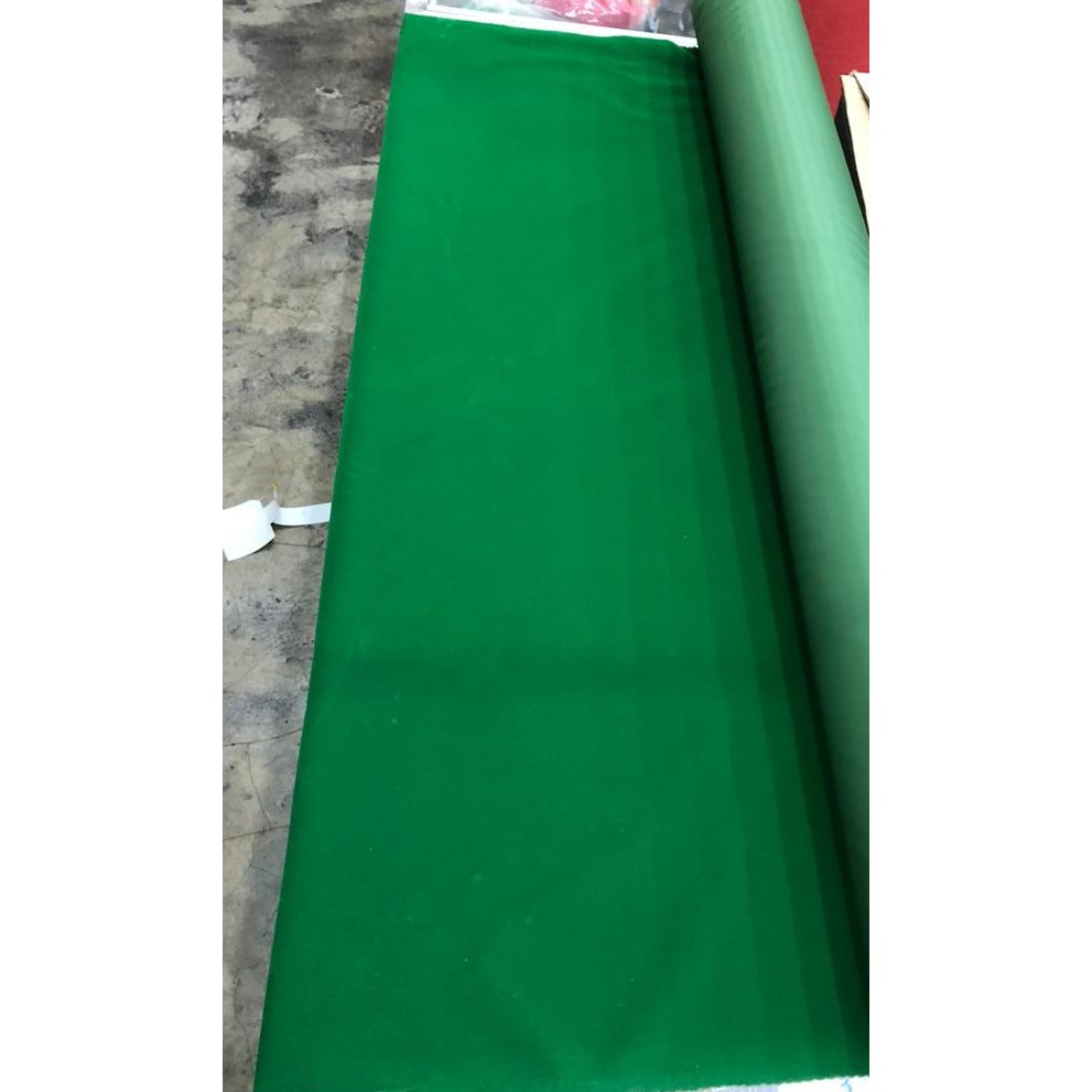 Kain Baldu Velvet Fabric 45" Width (Dyed Flock Tafetta Velvet) by meter ...