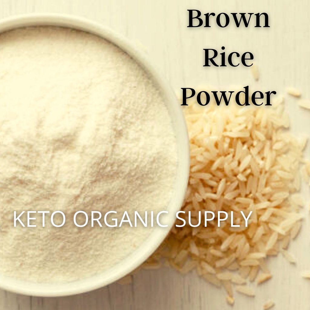 Brown Rice Powder 500g / 1KG Cooked 熟 玄糙米粉 Instant and Pure Ground ...