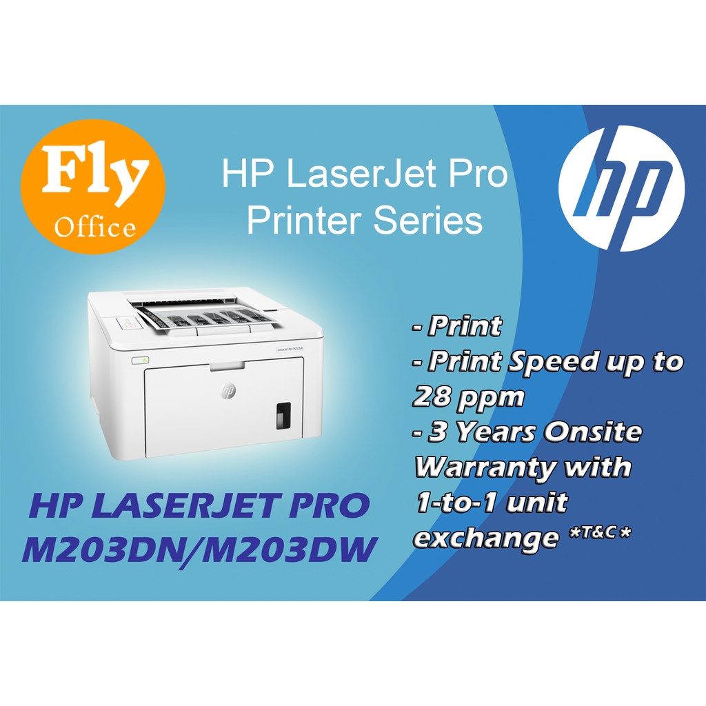 HP LaserJet Pro M203dw Single Function Mono Printer | Shopee Malaysia