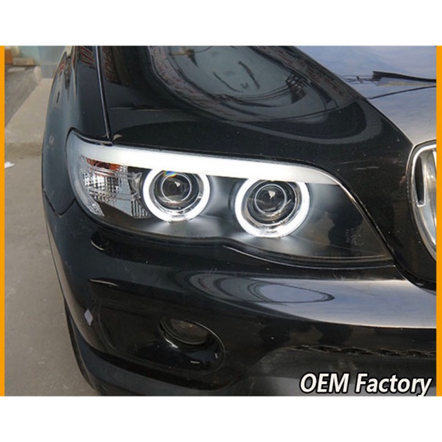 Bmw e53 x5 dual projector headlamp headlight head lamp light led ccfl ...