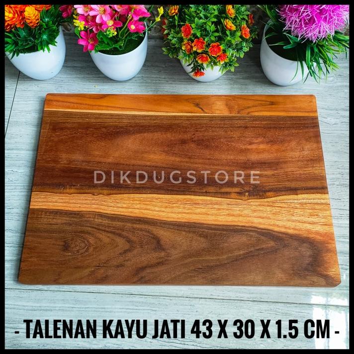 KAYU Large Teak Wood Cutting Board - Dough Mat - Cutting Board - Pastry ...