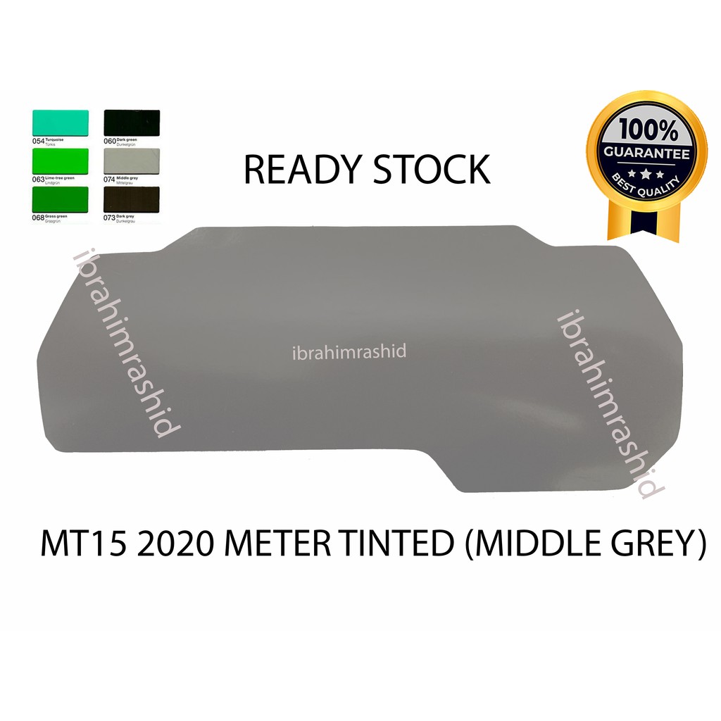 YAMAHA MT15 TINTED METER UNIT STICKER (YAMAHA MT15 / YAMAHA R15 TINTED ...