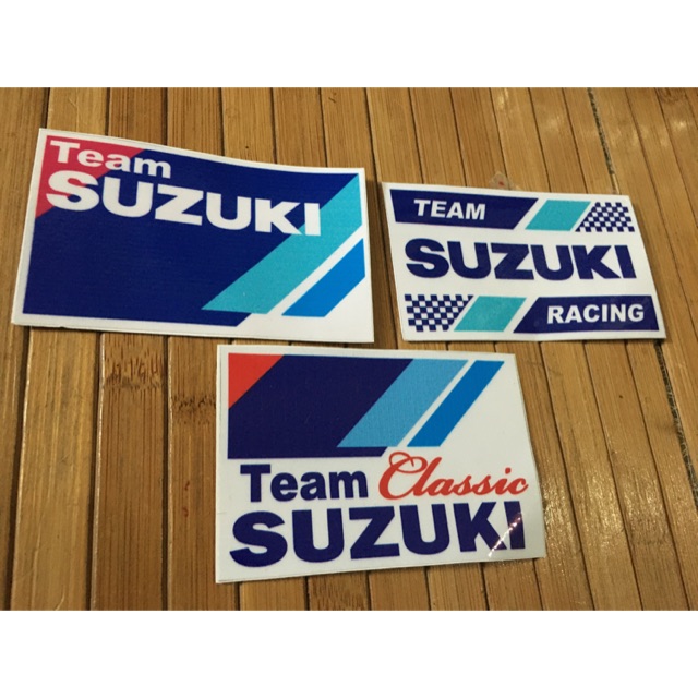 Sticker Suzuki Retro klasik racing | Shopee Malaysia