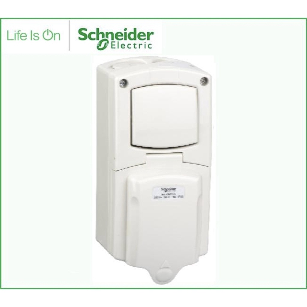 Schneider KAVACHA CSC313 13A Weatherproof Switched Socket IP66 | Shopee ...