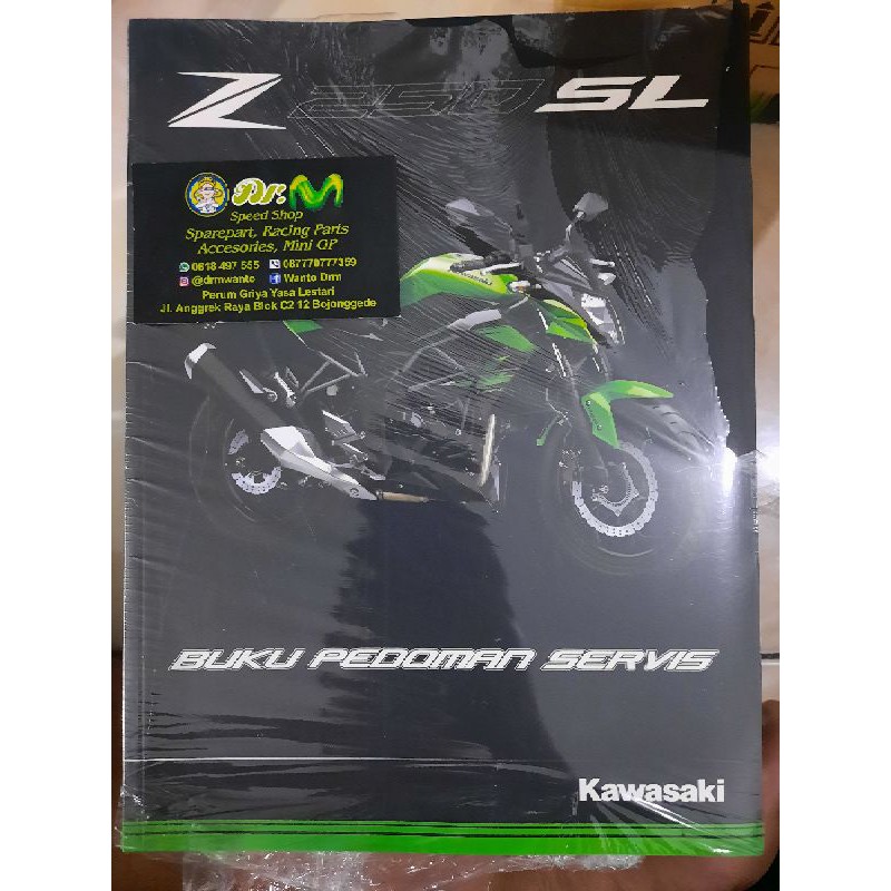 Kawasaki z250sl service manual | Shopee Malaysia