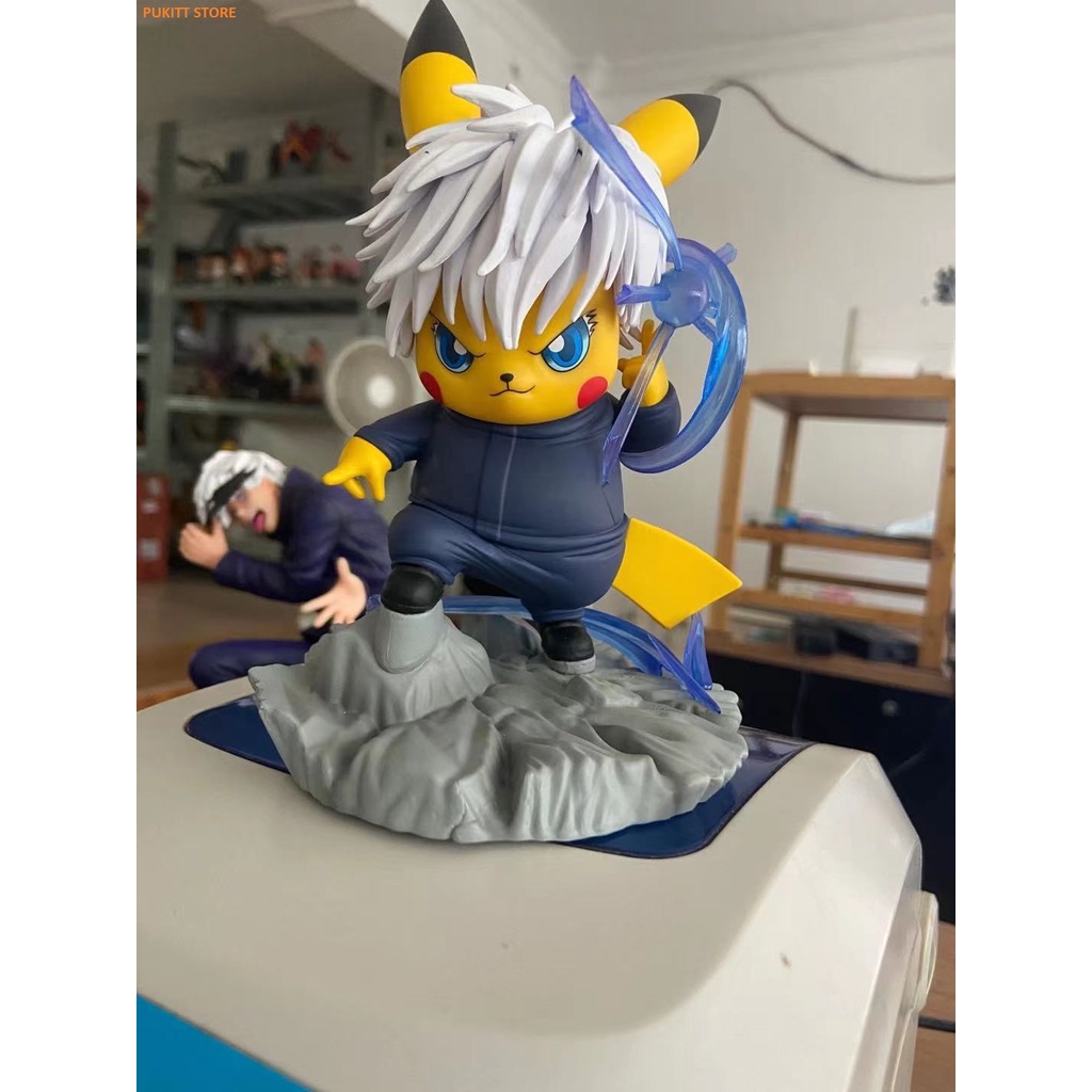 Pokemon Model - Gojo Satoru Jujutsu Kaisen cosplay Pikachu Model 20cm ...