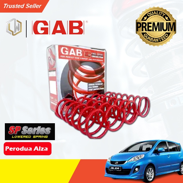 Perodua Alza (2009-) - Gab SP Series Lowered Sport Spring | Shopee Malaysia