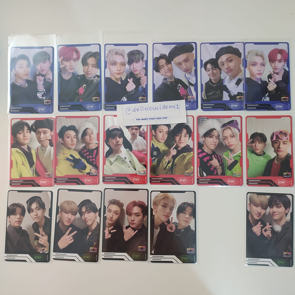 Stray KIDS SKZ ODDINARY TC Trading Card PC Photocard Unit Bangchan Chan Lee Know Changbin ...