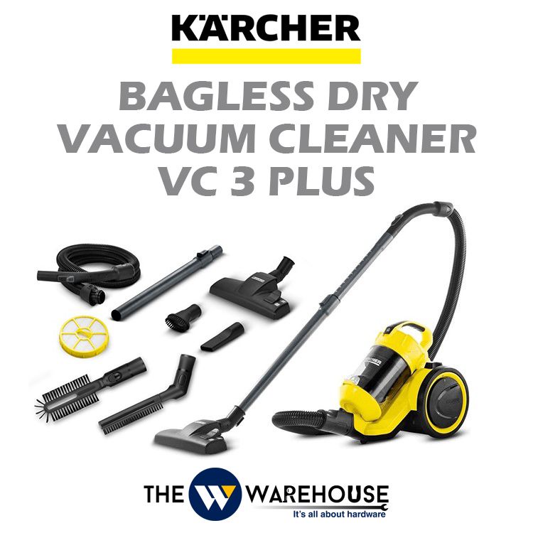Karcher VC 3 PLUS Bagless Cyclone HEPA Filter Dry Vacuum Cleaner VC3 Plus | Shopee Malaysia