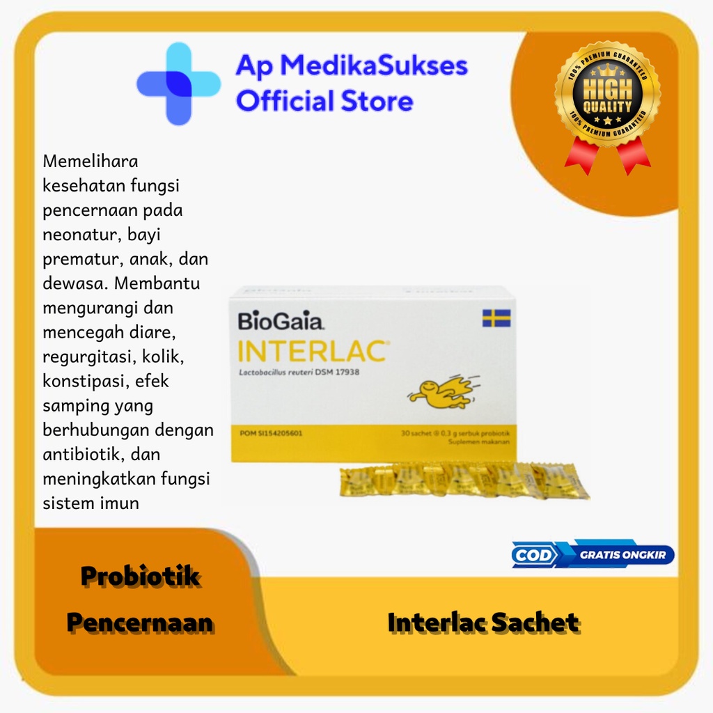 Interlac Sachet - Digestive Probiotic | Shopee Malaysia