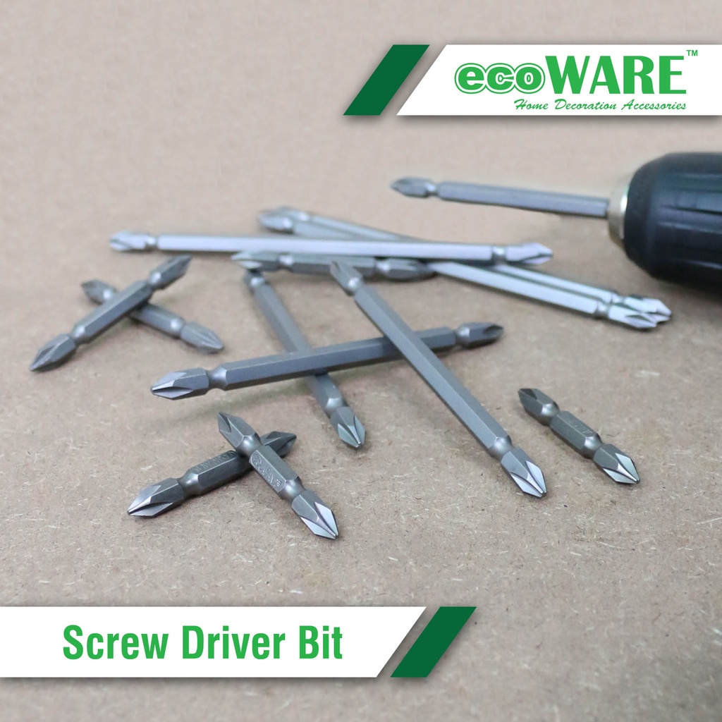 ecoWARE Screw Driver Bit Hex Shank Phillips Head Screwdriver Bit Power ...