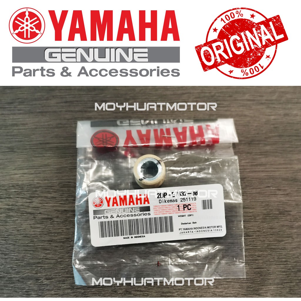 100% ORIGINAL HLY NMAX 155 N MAX ROLLER / YAMAHA NMAX /AEROX WEIGHT ...