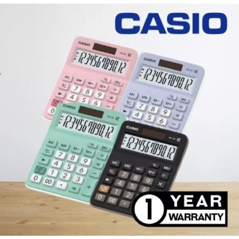 Casio MX-12B 12 Digit Calculator (2 Way Power) 100% Original @Cassandra8526 | Shopee Malaysia