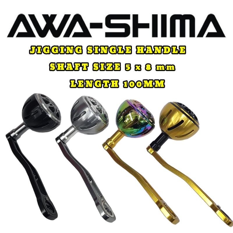 AWA SHIMA SINGLE HANDLE JIGGING FOR BAITCAST OVERHEAD REEL # HEAVY DUTY ...