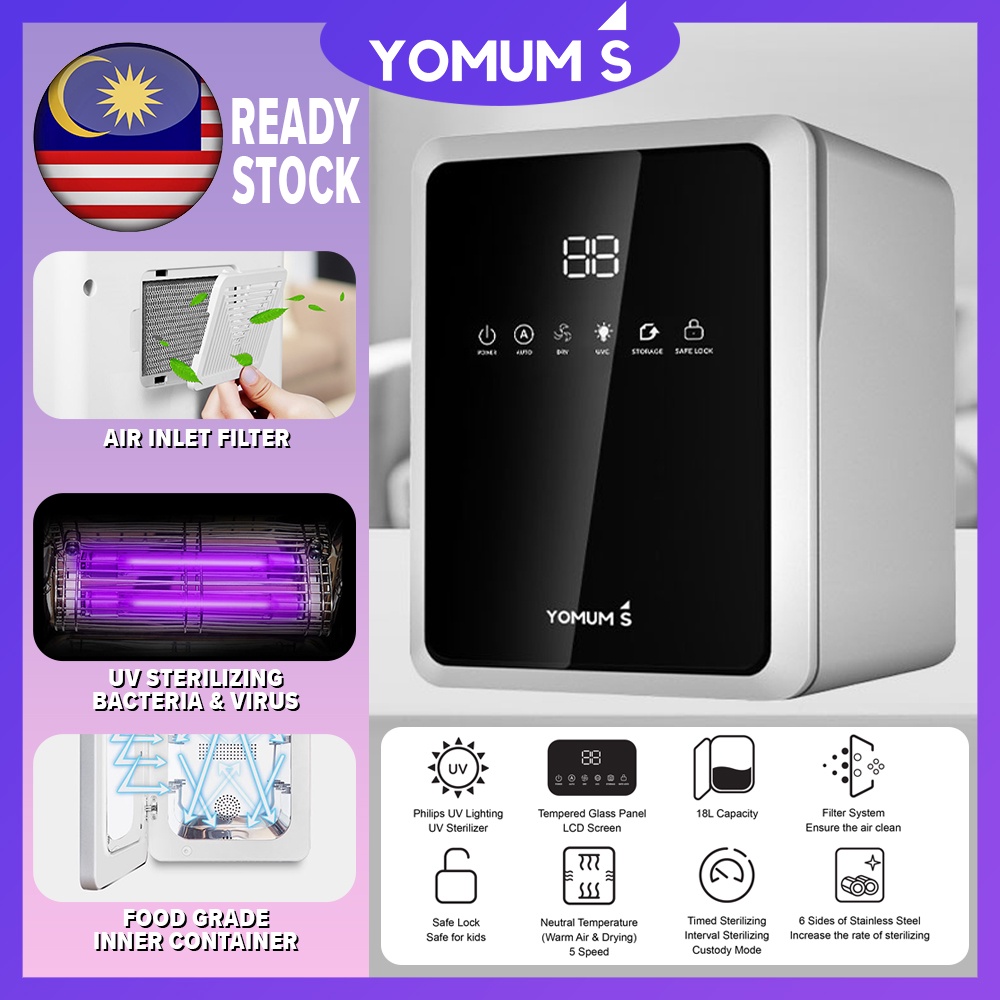 【Yomum Official Store】 1 Year Warranty [ NEW VERSION ] Yomum's 18L UV ...