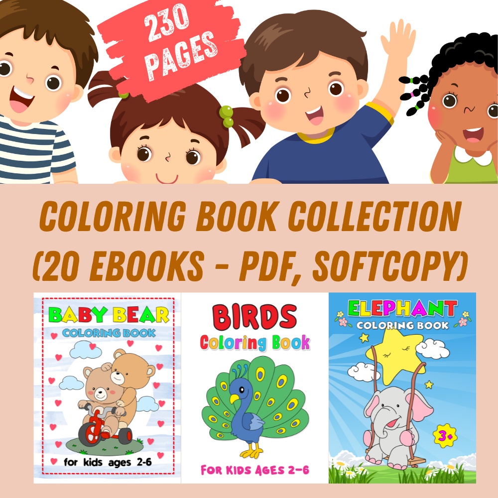 Coloring Book Collection for Kids | Coloring Activities for ...