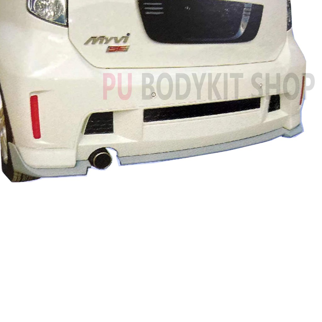 Perodua Myvi SE Rear Skirt (Bottom Line)(PU) | Shopee Malaysia