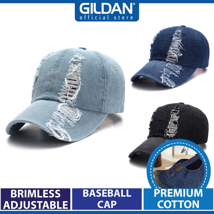 Gildan X Plain Solid Brimless Cap Adjustable Skull Cotton Baseball Cap ...