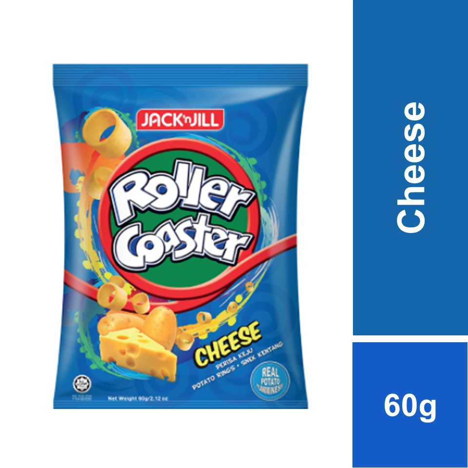 Jack ‘n Jill Roller Coaster - Cheese (60g) | Shopee Malaysia