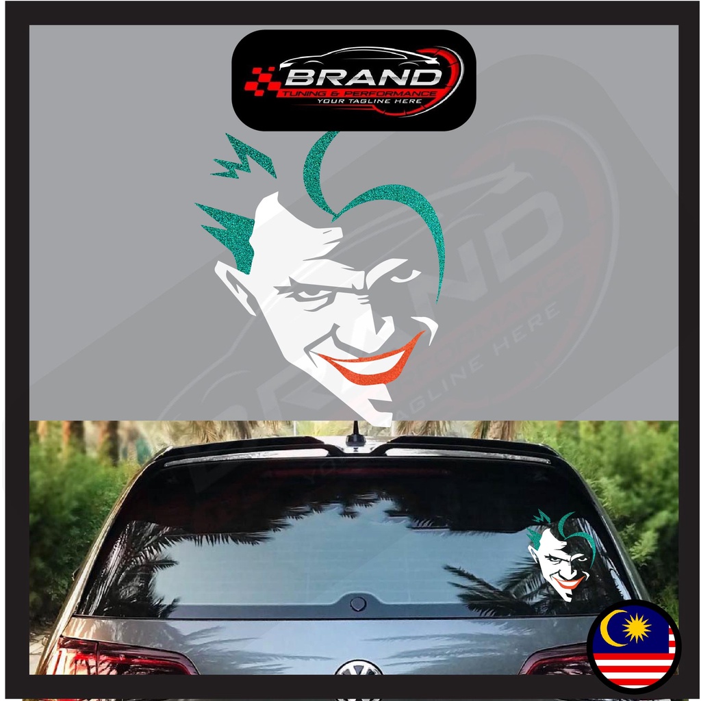 [Ready Stock]High Grade Lori Truck Sticker Joker Sticker DC Cab Window ...