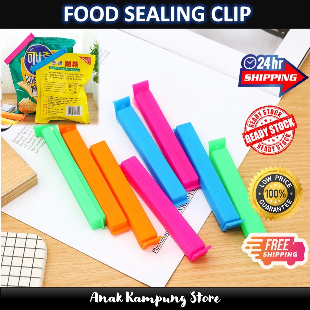 🔥READY STOCK🔥 Sealer bag clip simple plain quality food sealing clip ...