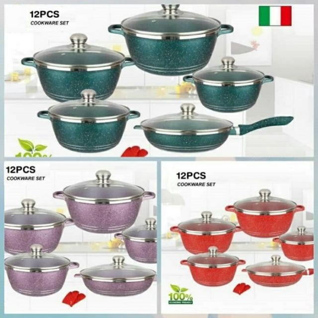 DESSInI 12pcs Casserole Cookware Ready Stock | Shopee Malaysia