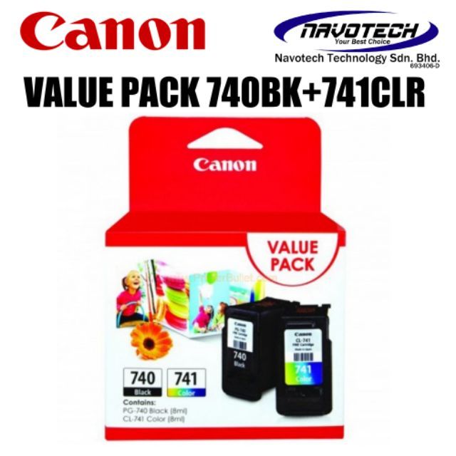 Canon PG-740 / CL-741 / PG740 BLACK +CL741 COLOR Ink Cartridge | Shopee ...