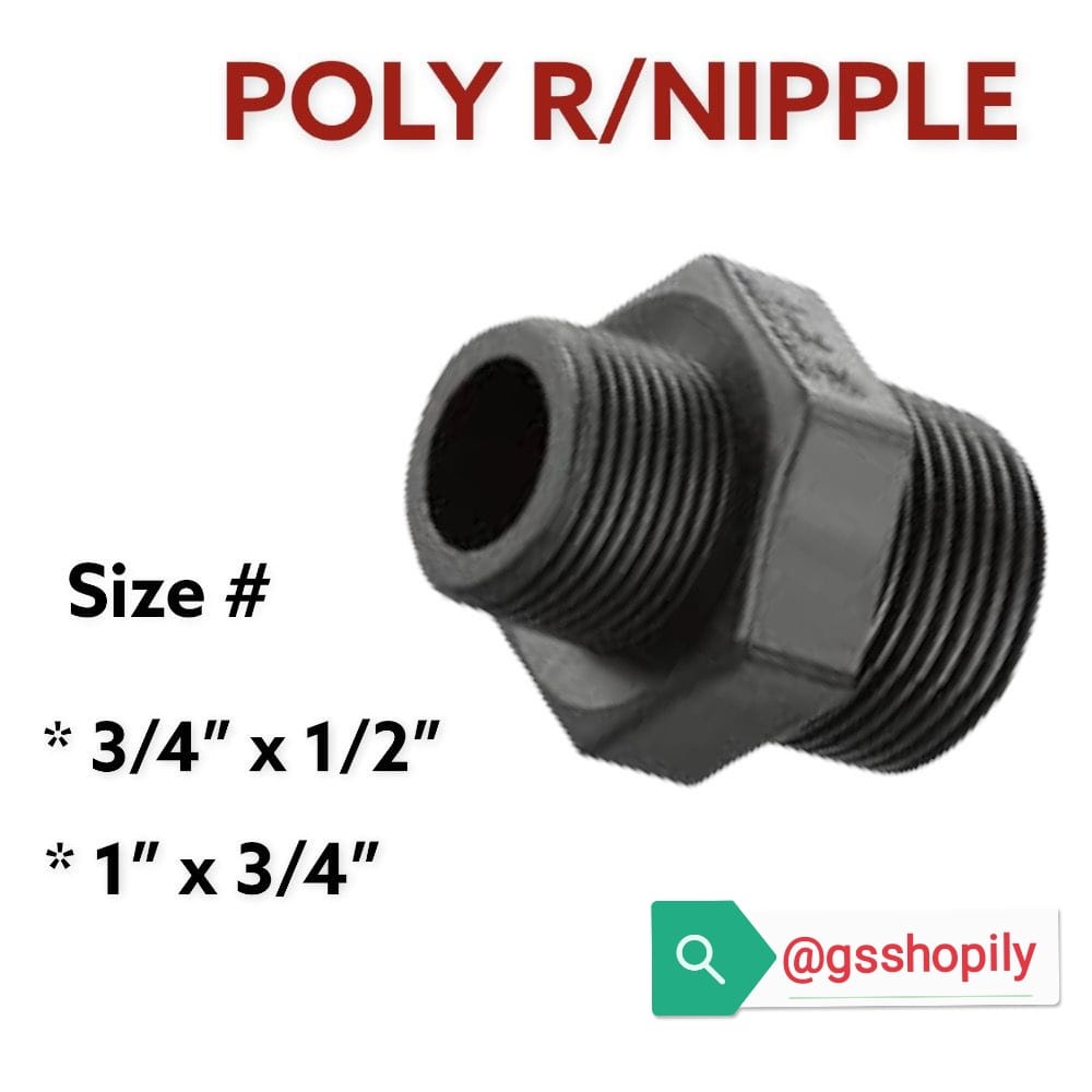 Poly Reducing Nipple (3/4" x 1/2") (1" x 3/4") | Shopee Malaysia
