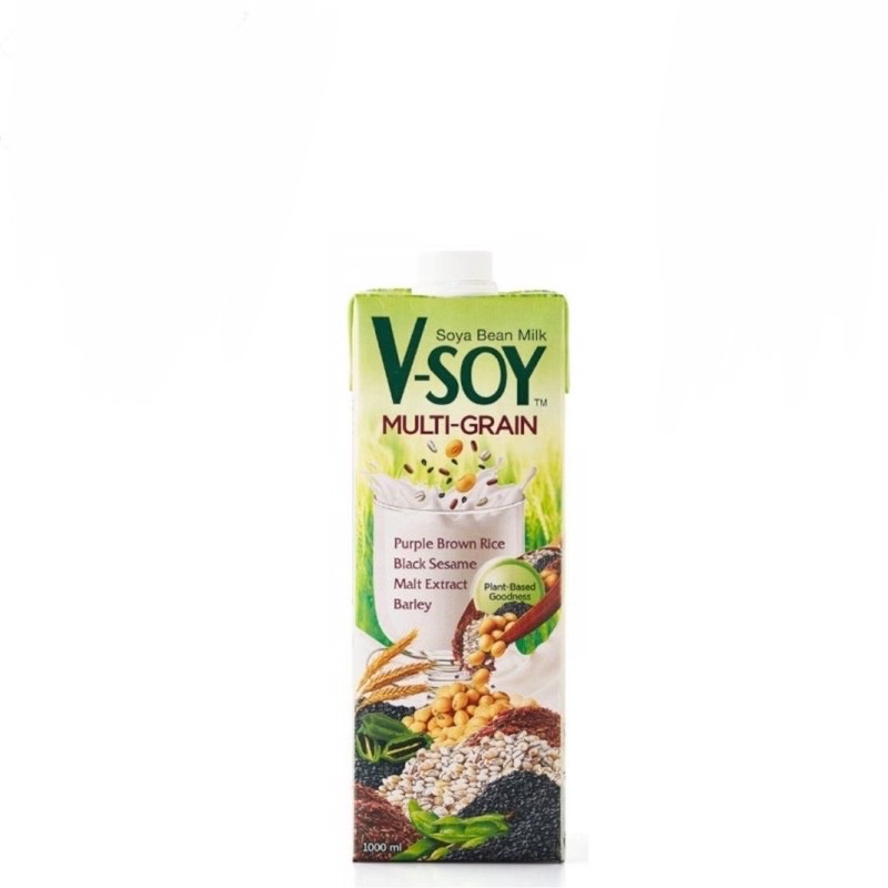 Vsoy Soya Milk 1L(multrigrain /original /low sugar/ almond oat/ no ...