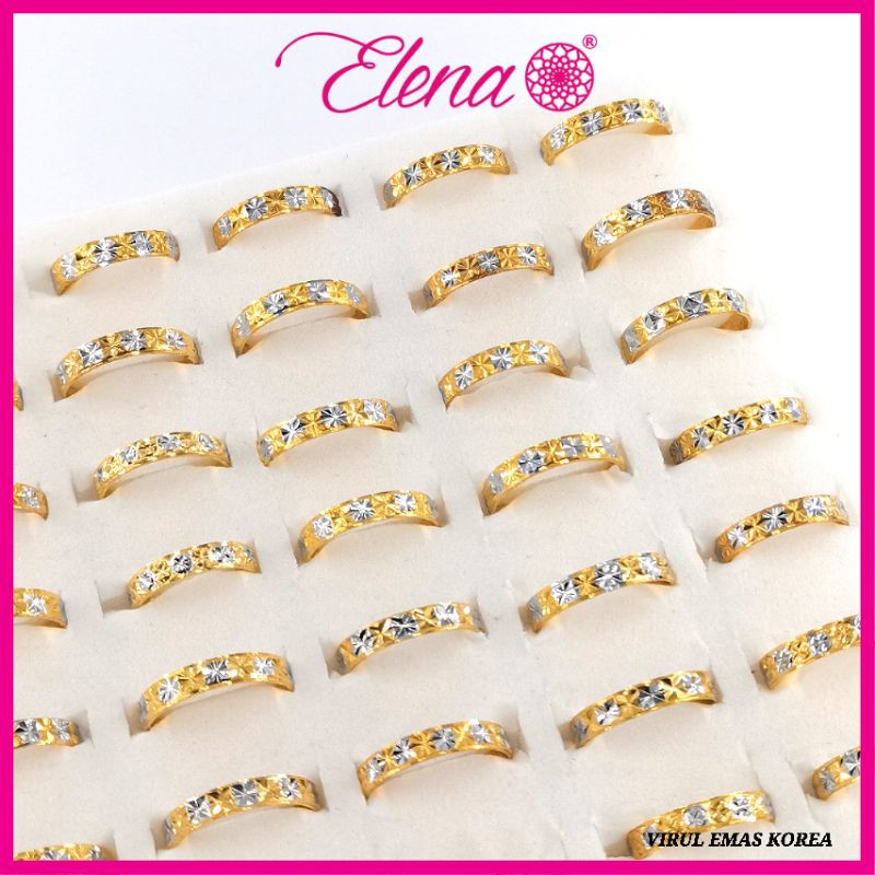 Elena Virul Emas Korea Ring - Cincin Dewasa (ER220)(ER240)(ER241) | Shopee Malaysia