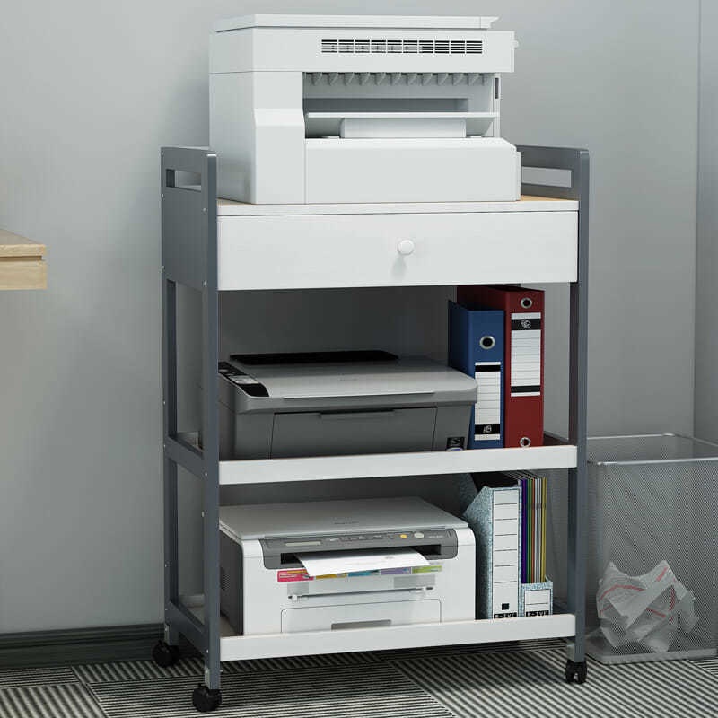 EL-Mobile Printer Shelf Floor Multi-Layer Multifunctional Storage Rack ...
